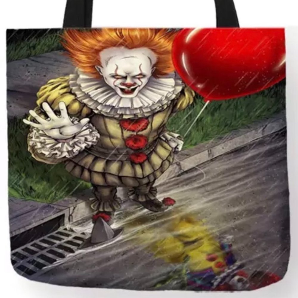 New "Pennywise It Reflection In Water" Canvas Tote Ba… - Gem